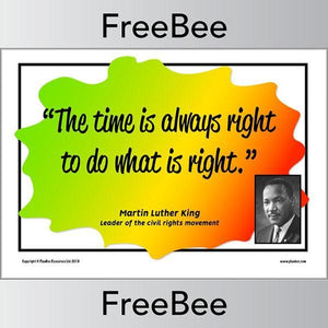 Free Black History Month Posters for Kids by PlanBee