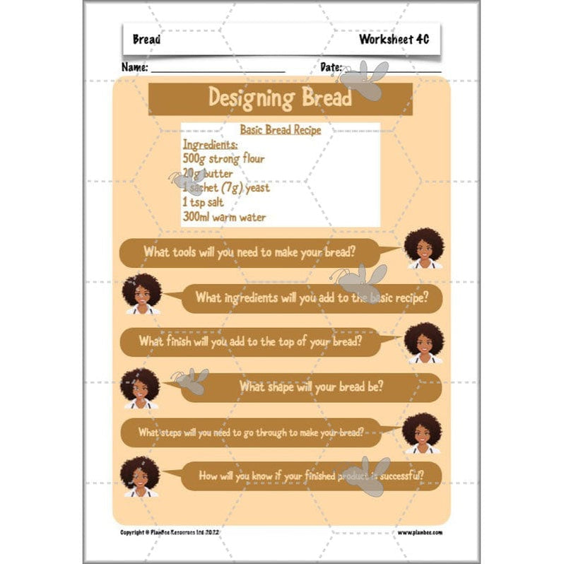 Bread - Year 5 DT Cookery Lesson KS2 | PlanBee