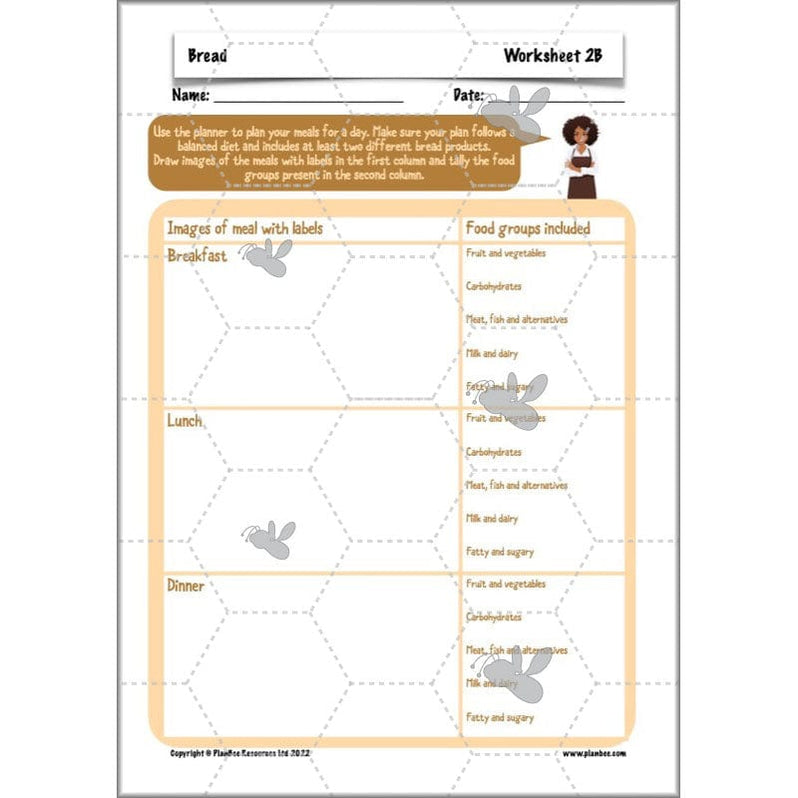 Bread - Year 5 DT Cookery Lesson KS2 | PlanBee