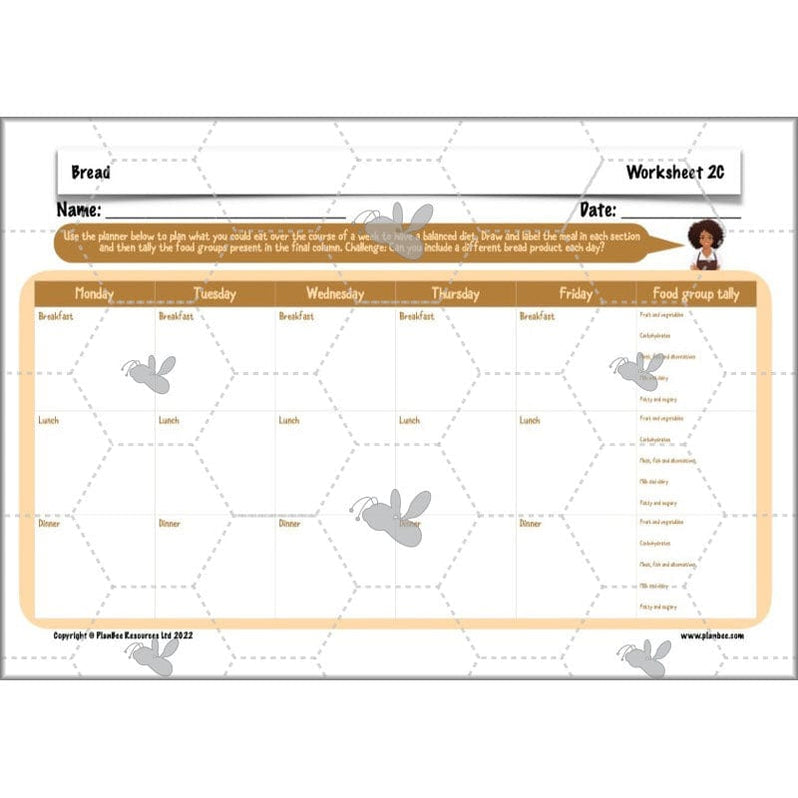 Bread - Year 5 DT Cookery Lesson KS2 | PlanBee