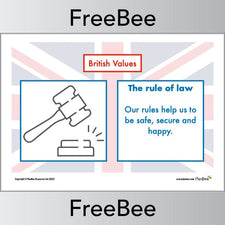 Free British Values Poster Download by PlanBee