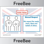 Free British Values Poster Download by PlanBee