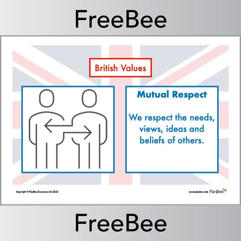 Free British Values Poster Download by PlanBee