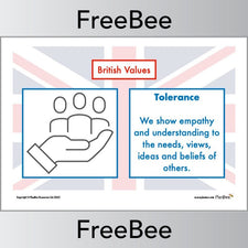 Free British Values Poster Download by PlanBee