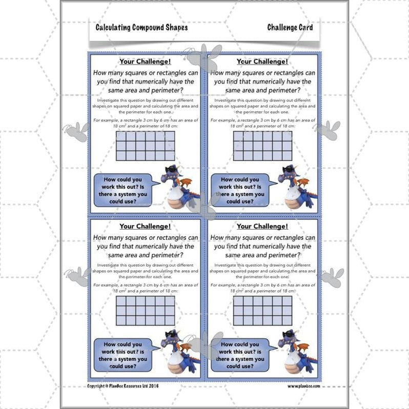 Volume and Area of Compound Shapes KS2 Maths by PlanBee