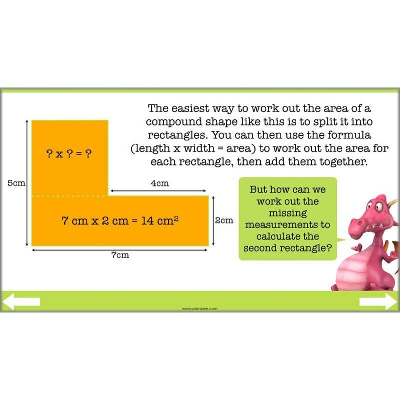 Volume and Area of Compound Shapes KS2 Maths by PlanBee