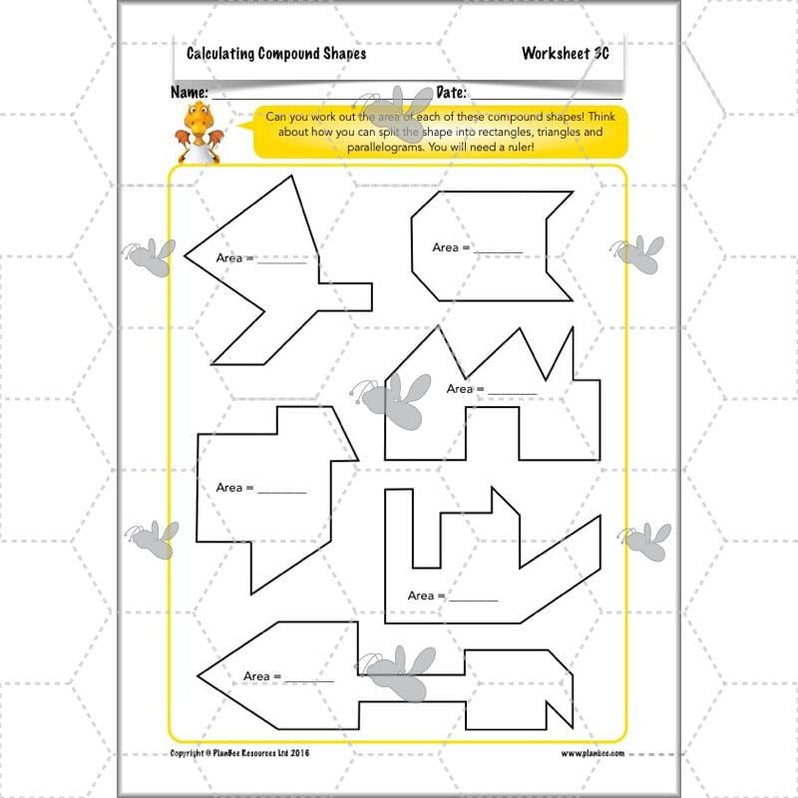 Volume and Area of Compound Shapes KS2 Maths by PlanBee