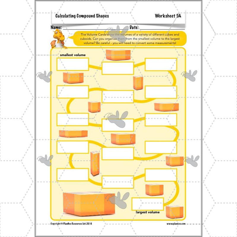 Volume and Area of Compound Shapes KS2 Maths by PlanBee