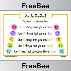 Calming Techniques Posters for Kids by PlanBee