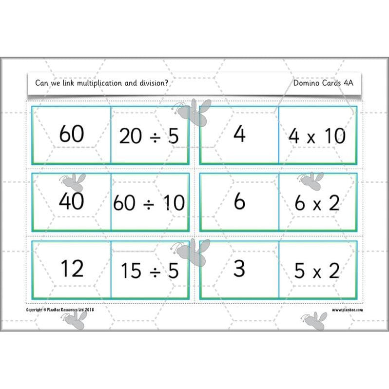 Link Multiplication and Division Year 2 Maths by PlanBee
