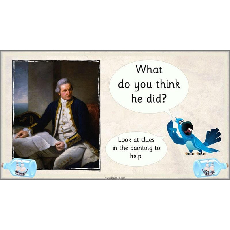 Captain Cook KS1 lesson pack for kids by PlanBee