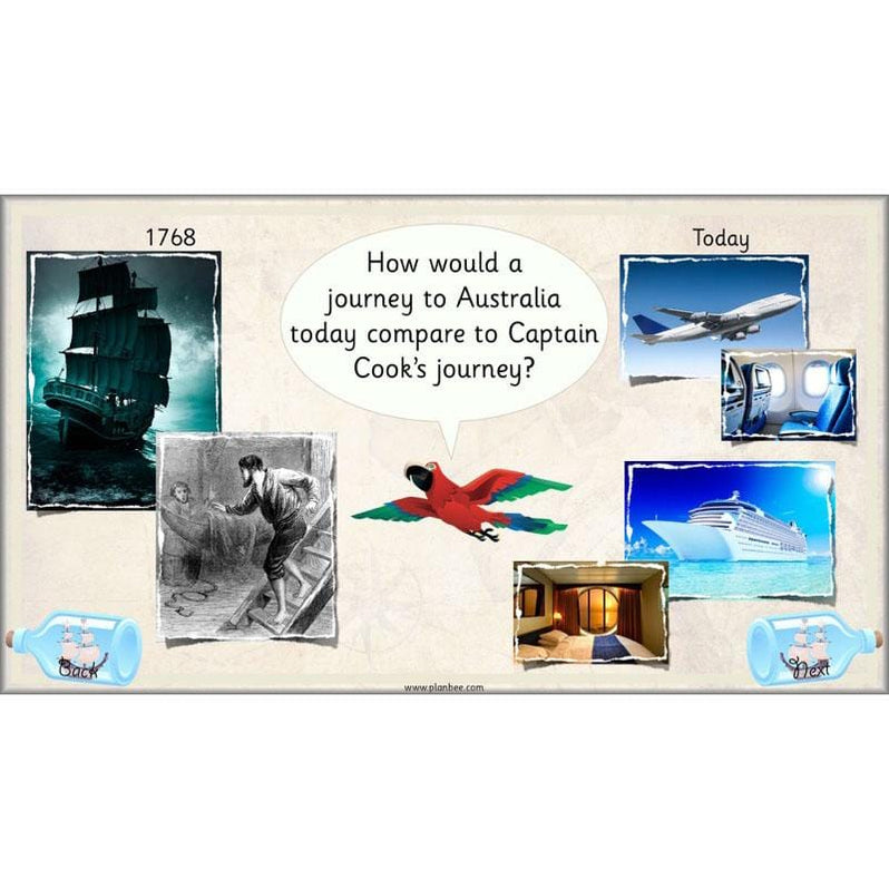 Captain Cook KS1 lesson pack for kids by PlanBee