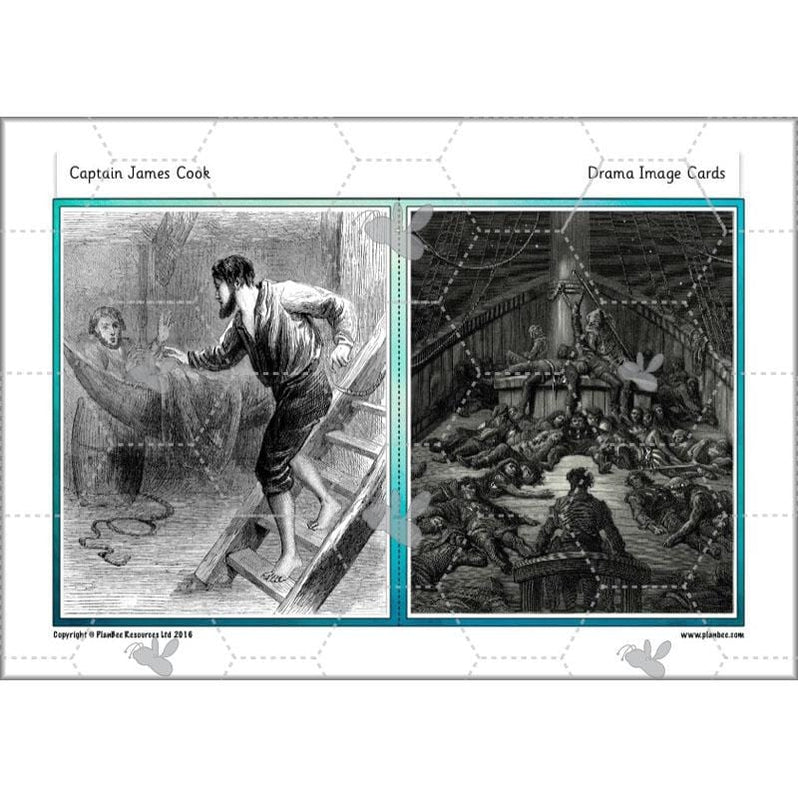 Captain Cook KS1 lesson pack for kids by PlanBee