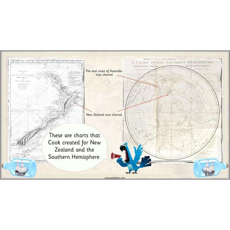 Captain Cook KS1 lesson pack for kids by PlanBee