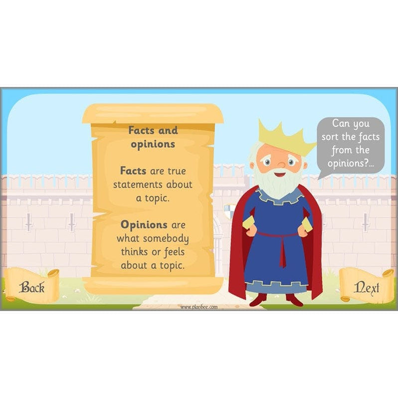 Castles Non-Chronological Reports Year 2 English by PlanBee