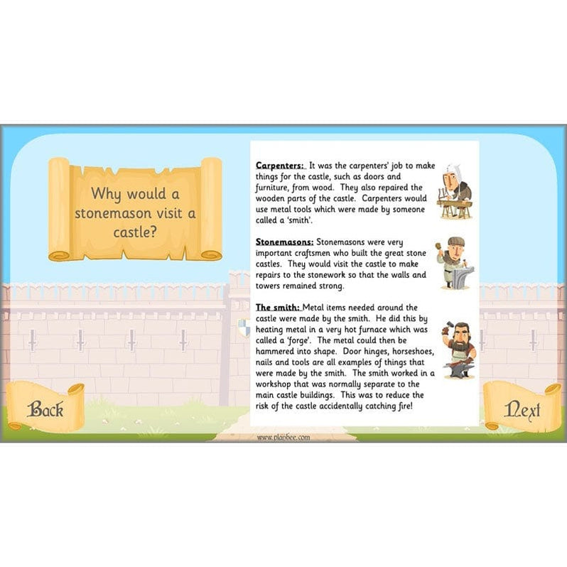 Castles Non-Chronological Reports Year 2 English by PlanBee