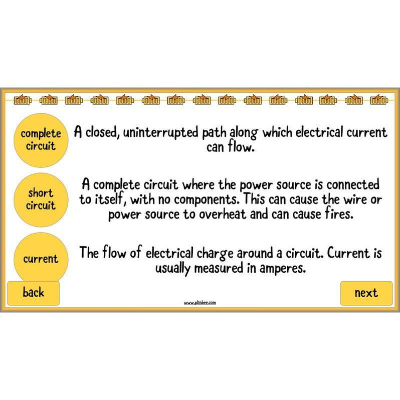 Changing Circuits - Electricity Year 6 Lesson Planning — PlanBee