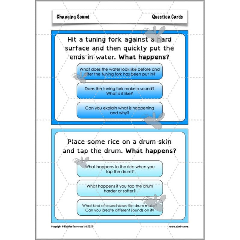 Changing Sounds KS2 Year 4 Science Planning | PlanBee