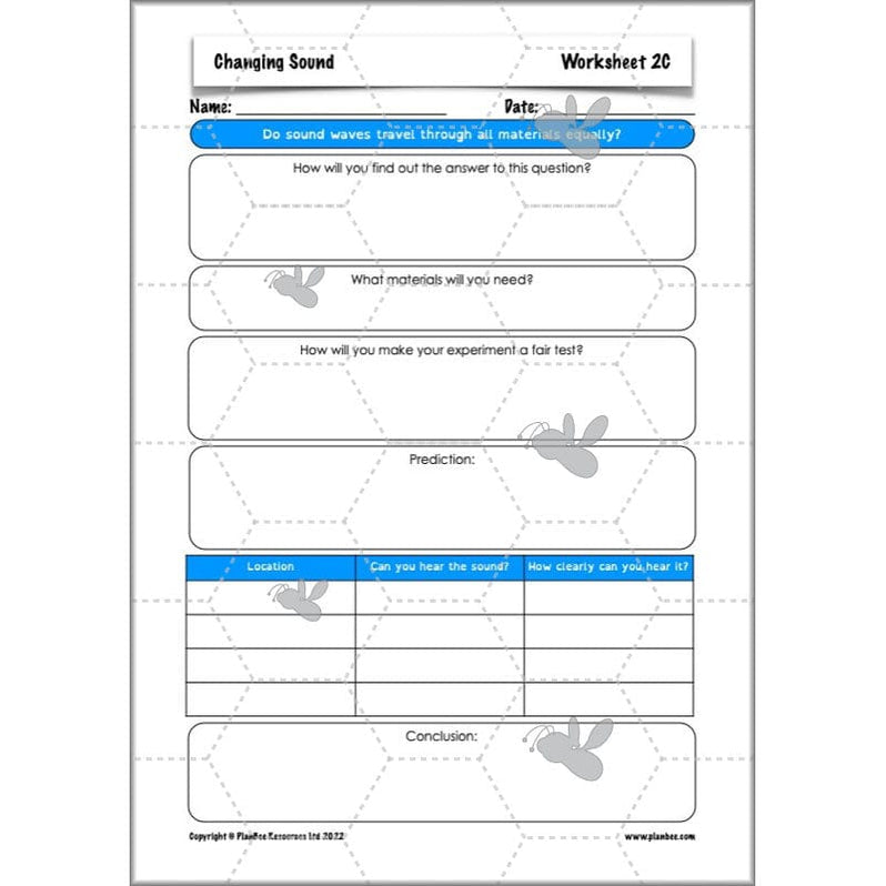 Changing Sounds KS2 Year 4 Science Planning | PlanBee