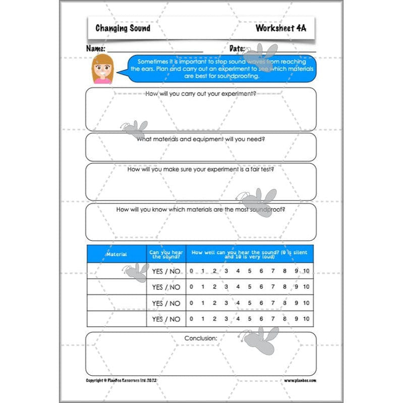 Changing Sounds KS2 Year 4 Science Planning | PlanBee
