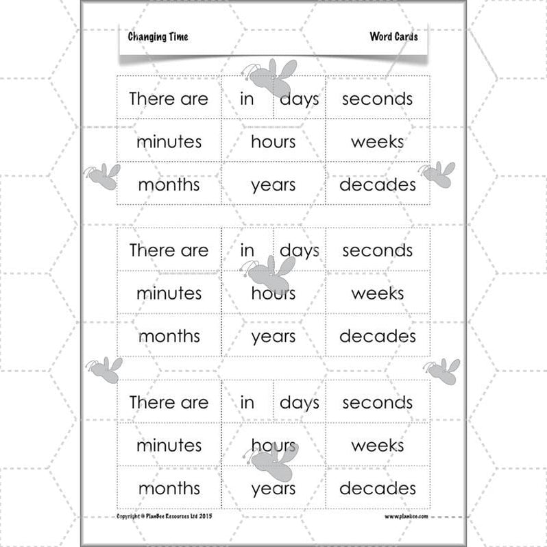 Changing Time Year 5 Maths Lesson Planning Pack — PlanBee