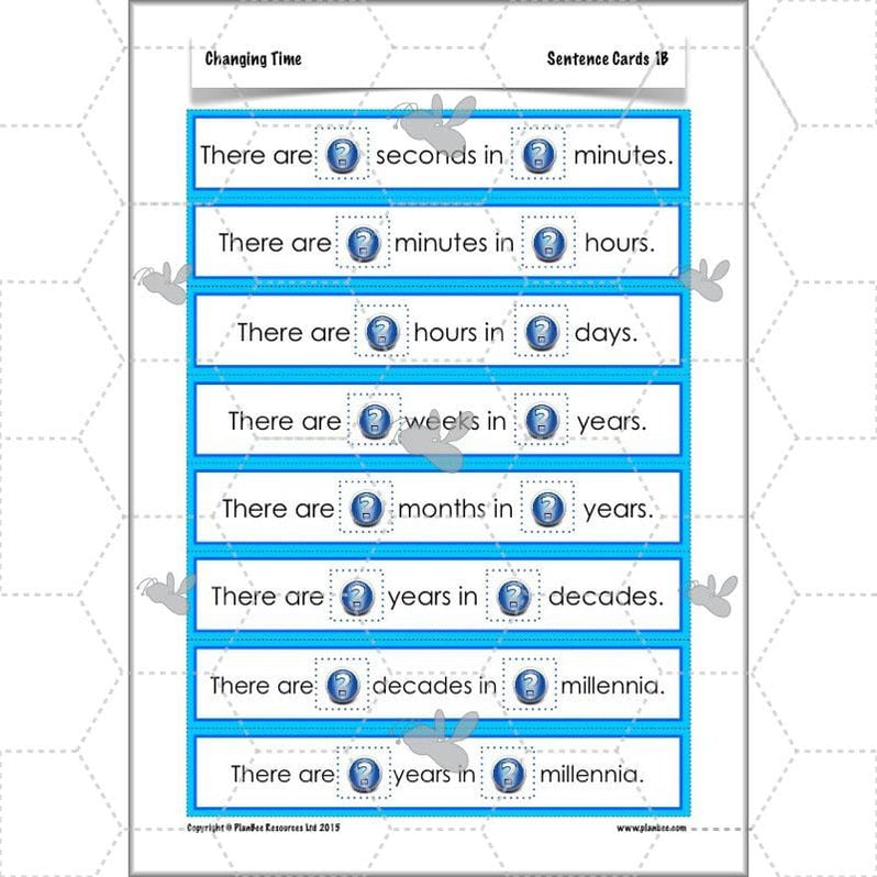 Changing Time Year 5 Maths Lesson Planning Pack — PlanBee