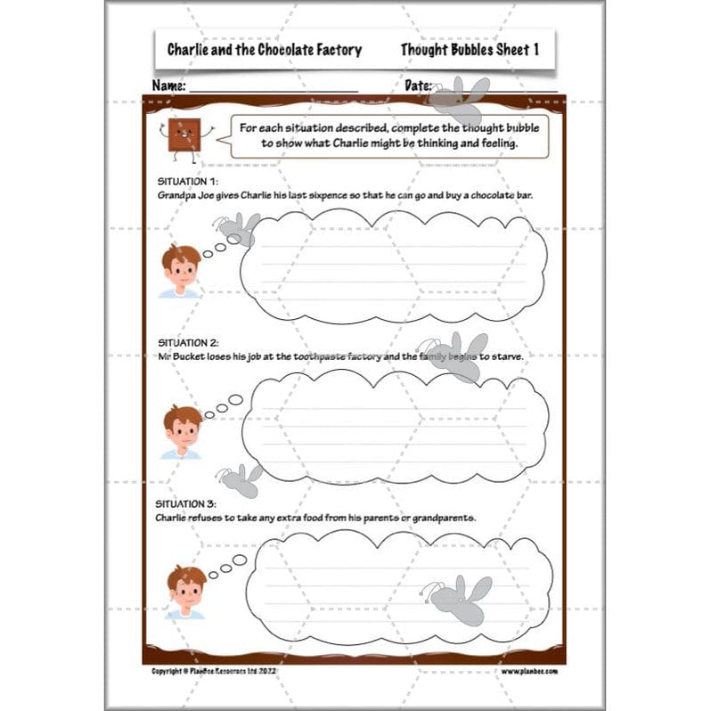 Charlie and the Chocolate Factory Resources KS2 Pack | PlanBee