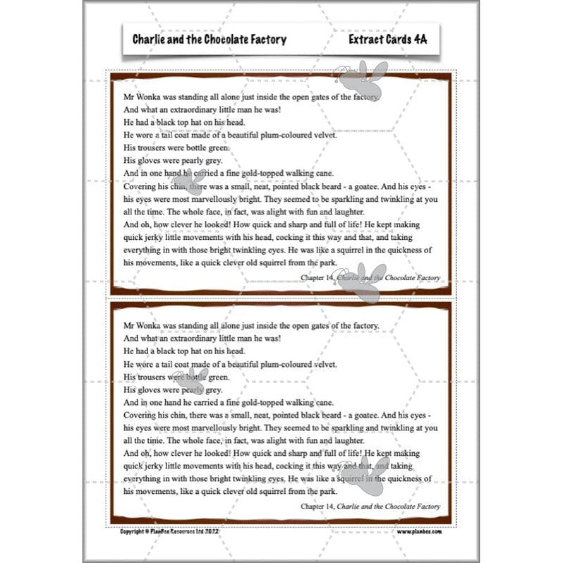Charlie and the Chocolate Factory Resources KS2 Pack | PlanBee