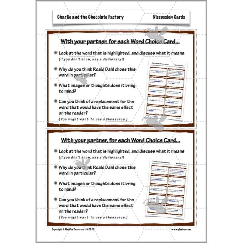 Charlie and the Chocolate Factory Resources KS2 Pack | PlanBee