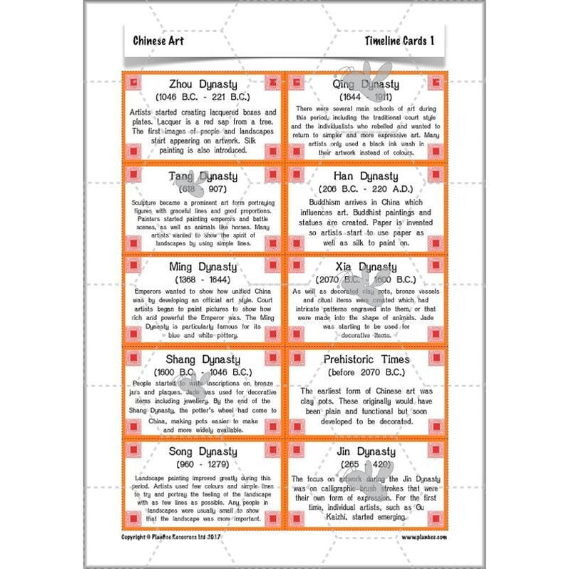 Chinese Art KS2 Downloadable Lesson Pack by PlanBee