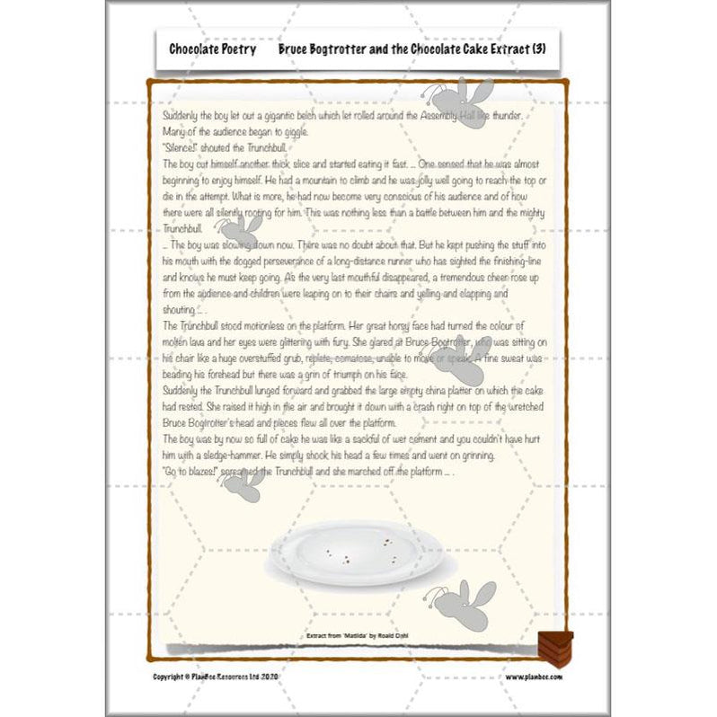 Chocolate Poetry KS2 | Poetry Year 4 — PlanBee