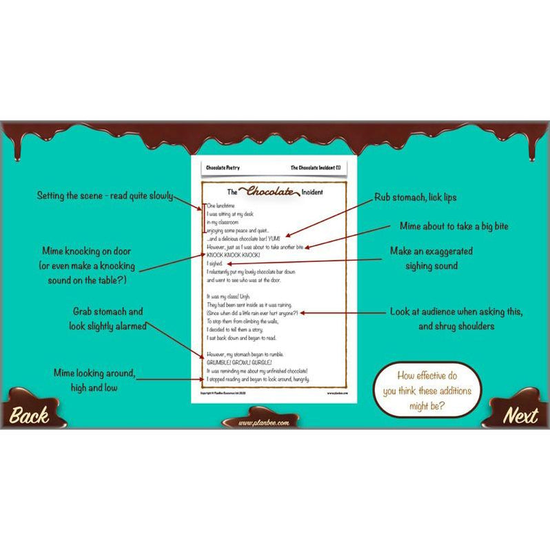 Chocolate Poetry KS2 | Poetry Year 4 — PlanBee