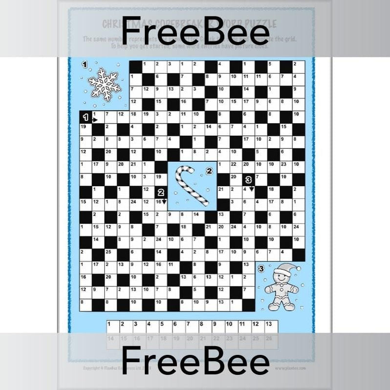 Free Christmas Code Breaker Puzzle for KS2 by PlanBee
