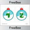 Christmas Numbers Display Pack FREE PDF by PlanBee