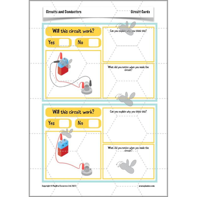 Electricity Year 4 Science lessons: Circuits and Conductors — PlanBee