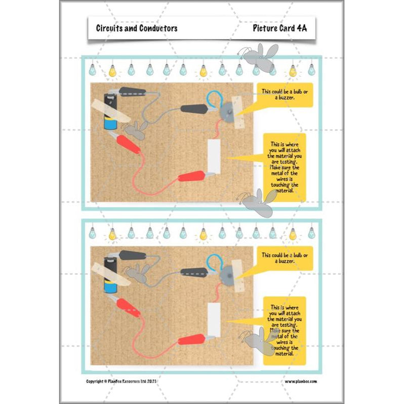 Electricity Year 4 Science lessons: Circuits and Conductors — PlanBee