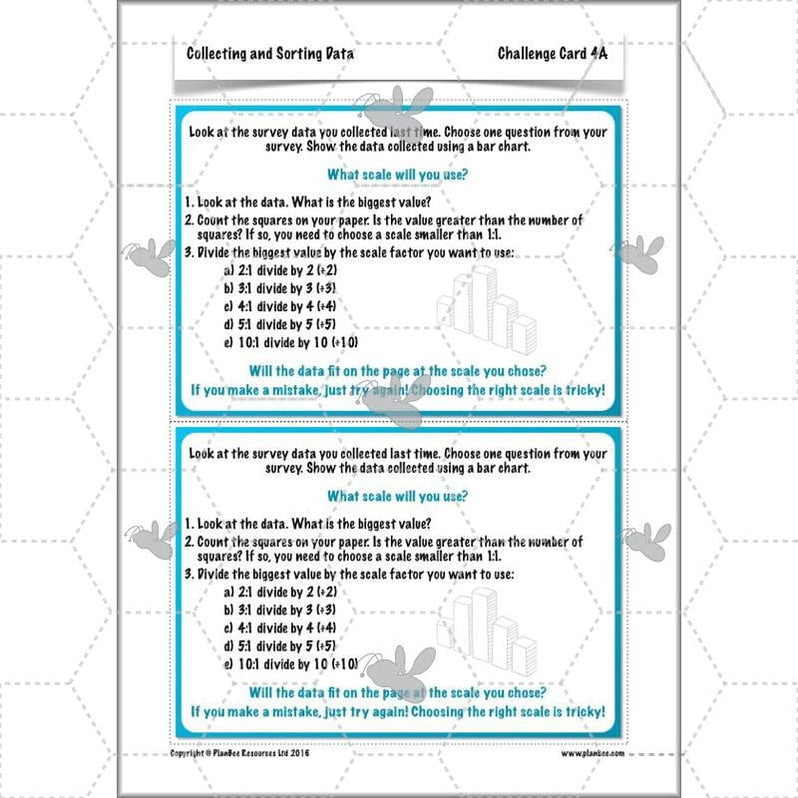 Collecting and Sorting Data Year 3 Statistics by PlanBee
