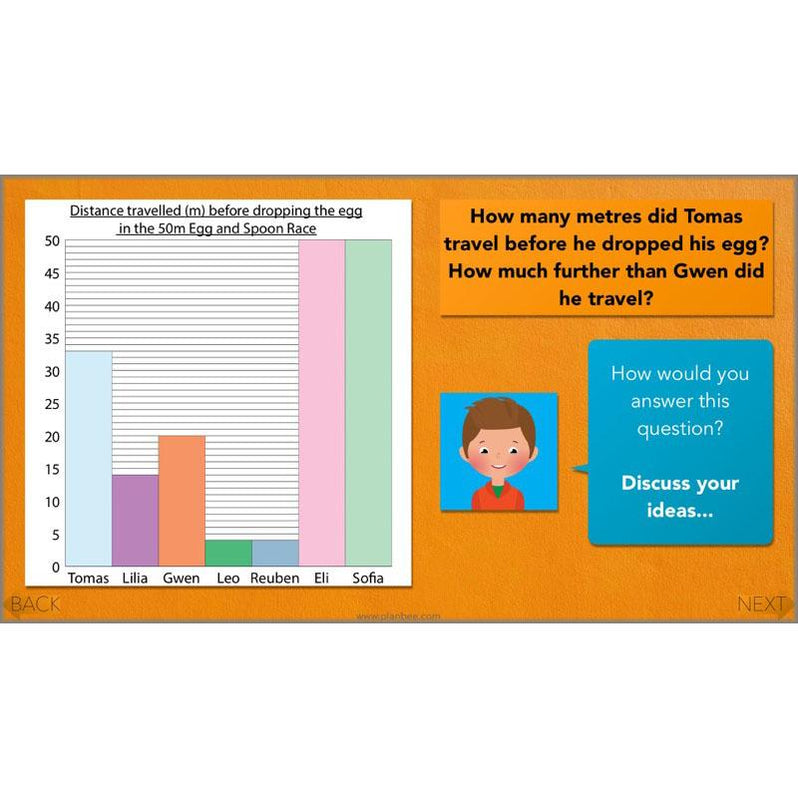 Collecting and Sorting Data Year 3 Statistics by PlanBee