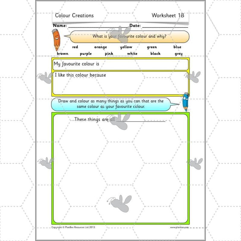 Colour Creations Colour Mixing KS1 Art Planning by PlanBee