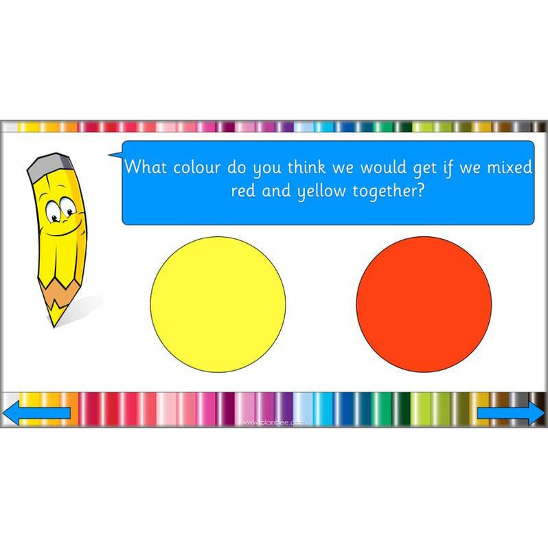 Colour Creations Colour Mixing KS1 Art Planning by PlanBee