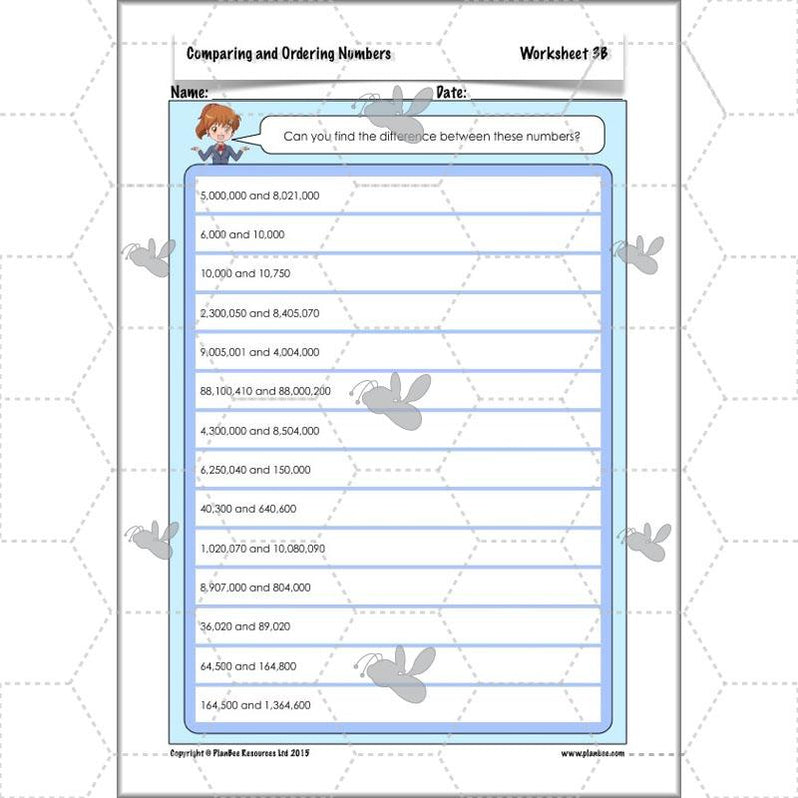 Comparing & Ordering Numbers - Year 6 Maths Planning — PlanBee