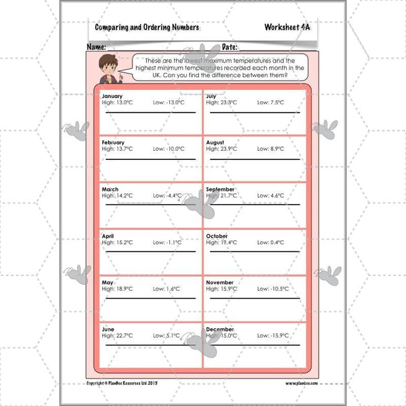 Comparing & Ordering Numbers - Year 6 Maths Planning — PlanBee