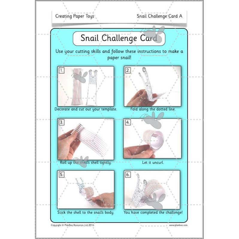 FREE Make Paper Toys Moving Toys KS1 DT Lesson | PlanBee