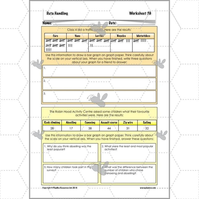 Data Handling Year 4 Maths Lessons by PlanBee