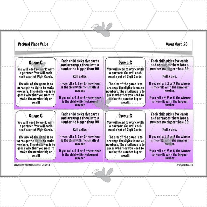 Year 6 Decimal Place Value Maths Lessons by PlanBee
