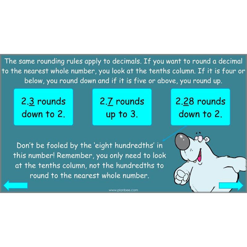 Year 6 Decimal Place Value Maths Lessons by PlanBee