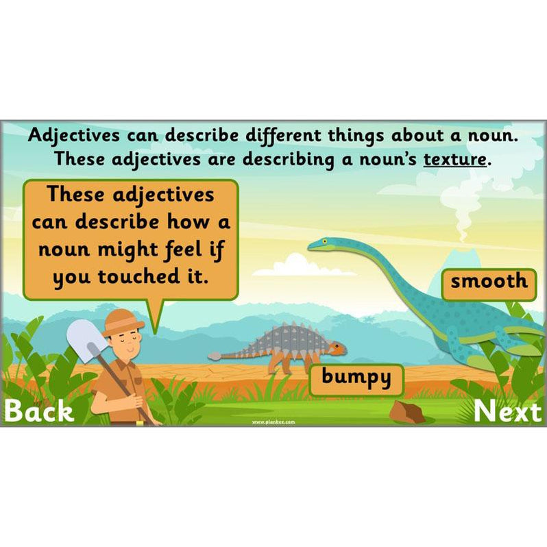 Dinosaur Writing Activities KS1 - Dinosaur Adjective Lessons — PlanBee