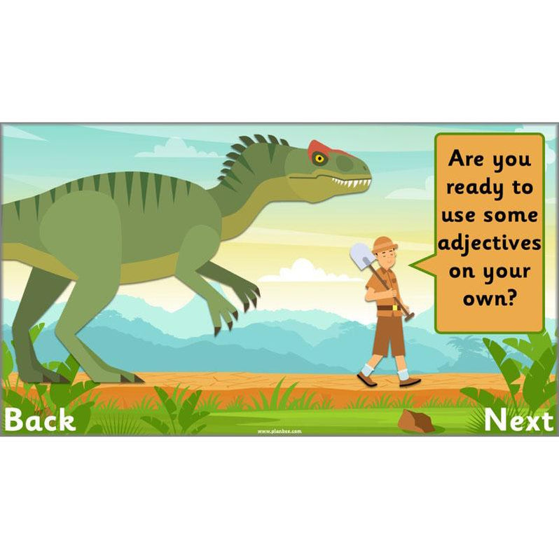 Dinosaur Writing Activities KS1 - Dinosaur Adjective Lessons — PlanBee