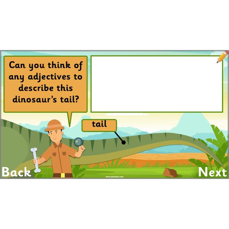Dinosaur Writing Activities KS1 - Dinosaur Adjective Lessons — PlanBee