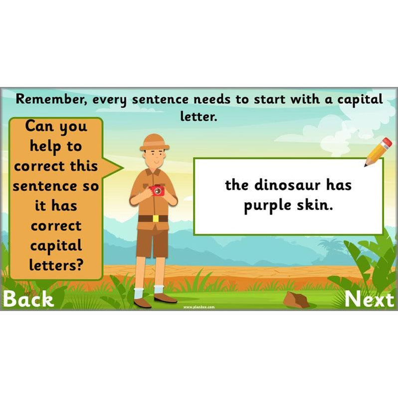 Dinosaur Writing Activities KS1 - Dinosaur Adjective Lessons — PlanBee